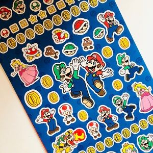 Nintendo | Other | Nintendo Super Mario Stickers | Poshmark